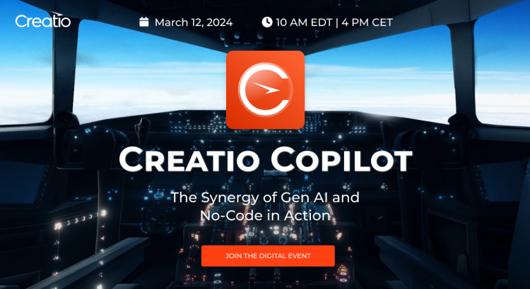 Creatio to Showcase Its Gen AI Copilot in March, Opening Unseen Opportunities for No-Сode ...